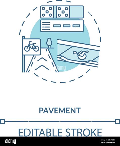 Pavement Turquoise Concept Icon Stock Vector Image And Art Alamy