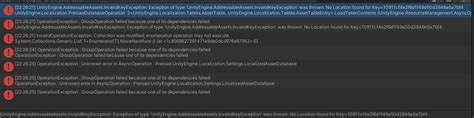 UnityEngine AddressableAssets InvalidKeyException Exception Of Type