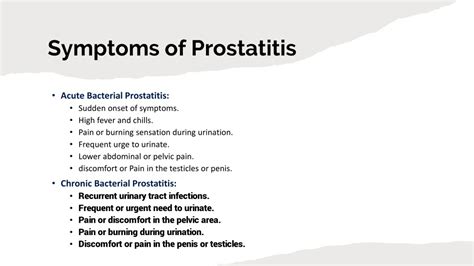 Ppt Prostatitis Symptoms Causes And Treatment Guide Powerpoint