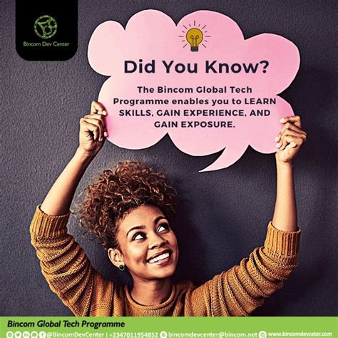 Bincom Dev Center On Linkedin You Can Make The Difference As A Techie This Year 😁 The Bincom