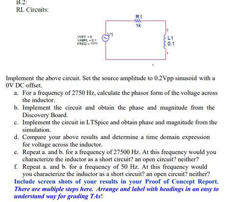 Solved Implement The Above Circuit Set The Source Amplitude