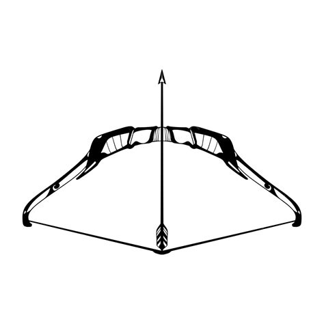 Bow Arrows Vector Art Png Bow Arrow Vector Illustration Warrior Bow Drawing Arrow Drawing
