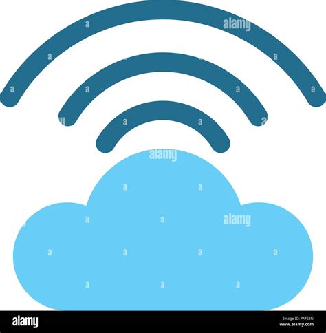 Cloud Computing And Wifi Vector Illustration Graphic Design Stock Vector Image Art Alamy