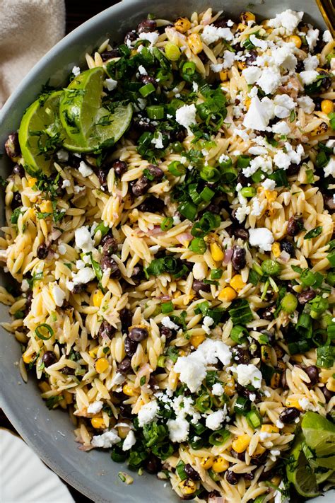 Black Bean And Corn Orzo Salad This Savory Vegan
