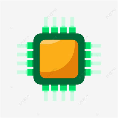 Microchip Icon Vector Microchip Electronics Chips Png And Vector