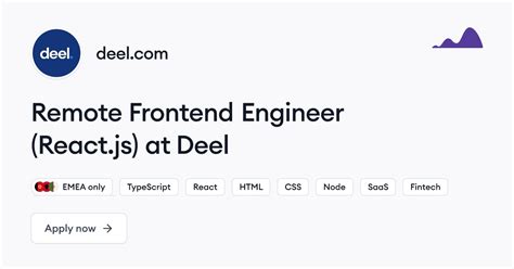 Remote Frontend Engineer Reactjs Job At Deel Himalayas