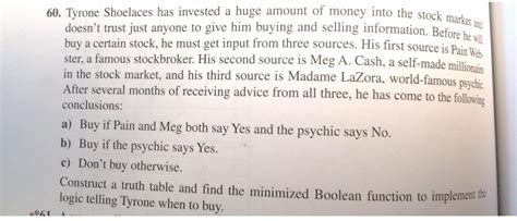 Solved Use Combinational Analysis Feature In Logisim To