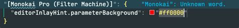 How To Configure The Active Text Color Of The Parameter Hints Pop Up