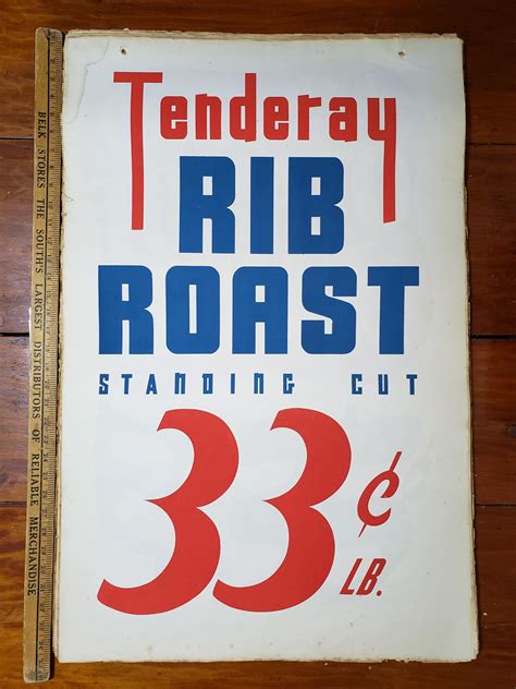 Assorted 1942 Kroger Grocery Store Posters Etsy