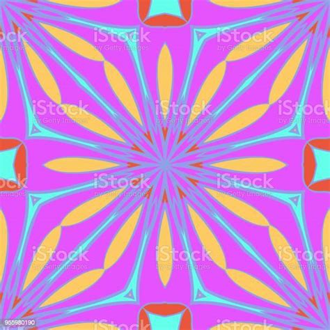 벡터 장식 완벽 한 꽃 패턴입니다 끝 없는 텍스처 기하학적 장식입니다 인테리어 디자인 인쇄 웹 및 섬유에 대 한 0명에 대한 스톡 벡터 아트 및 기타 이미지 Istock