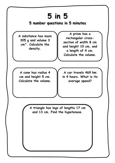 Gcse Maths Geometry Starter Questions Grades 4 7 Teaching Resources