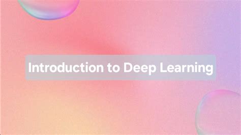 Introduction To Deep Learning Infosys Springboard Self Assessment