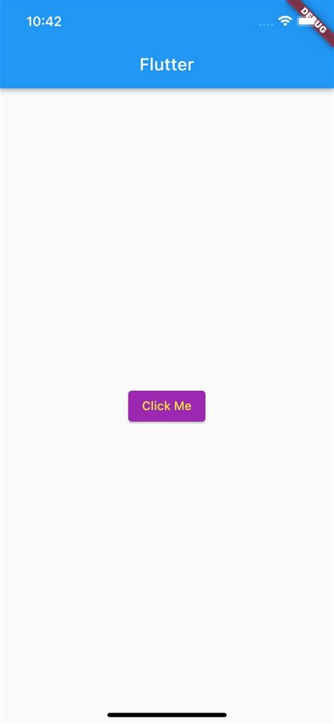 FlutterElevatedButtonの背景色前景色を変更