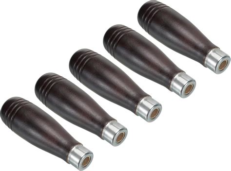 Patikil 4 3 Inch Wood File Handle 5 Pack File Cutting Tool File Handle Replacement Accessories