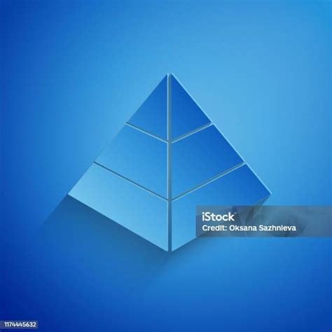 종이 는 파란색 배경에 고립 이집트 피라미드 아이콘을 잘라 고대 이집트의 상징 종이 아트 스타일입니다 벡터 일러스트레이션 건축에 대한 스톡 벡터 아트 및 기타 이미지