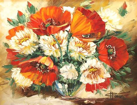 Картина на холсте Полевые цветочки купить картину маслом в картинной галереи Сайт подарков