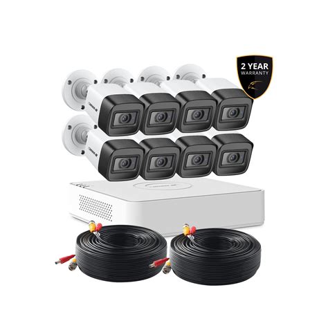 Ultra HD K Wired Plug In Powered Security Systems Defender