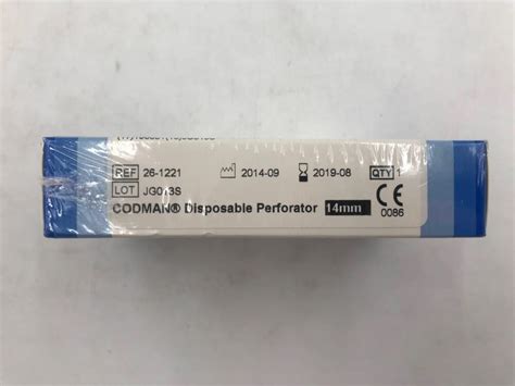 Codman 26 1221 Disposable Perforator 14mm X Gb Tech Usa