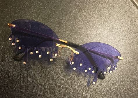 Drip Glasses Wcrystals Drip Sunnies Drip Glasses Etsy