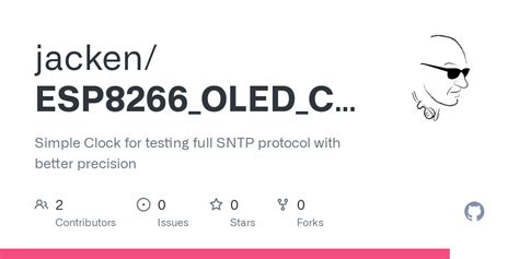github jacken esp8266 oled clock simple clock for testing full sntp
