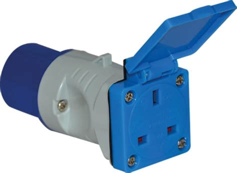 16a To 13a Socket Adaptor Weldstore