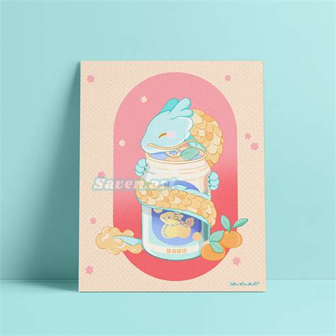 Sticker Year Of The Dragon Saven Art