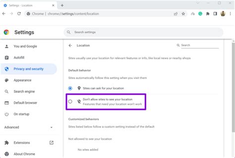 How To Disable Or Enable Location Permission For Google Chrome Guiding Tech