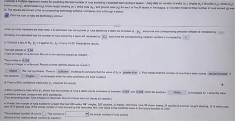 Solved Consider A Multiple Regrestion Model Home Nuns X5