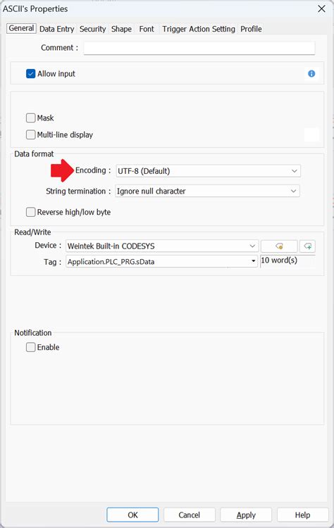 Why Do My Ascii Objects Display Properly But Only Write One Char Easybuilder Pro Qanda Weintekusa