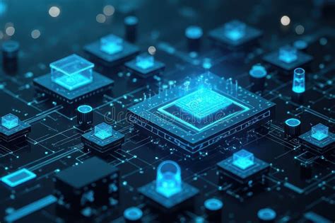 Ai Surveillance System Tracking Stock Illustration Illustration Of