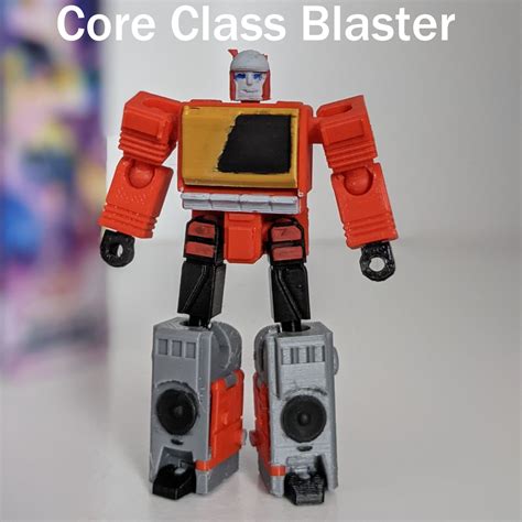 Stl File Core Class Blaster Transformers 🤖・3d Printable Model To