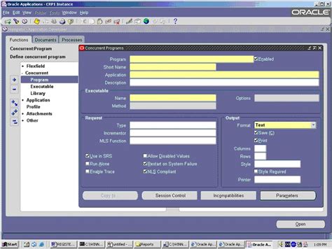 Registering A Report In Oracle Applications Oracle Apps