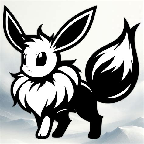 Eevee Art By The Line Art Girl