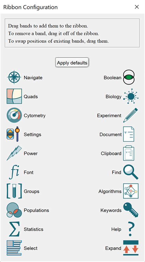 bands tabs and ribbons overview flowjo documentation flowjo documentation documentation