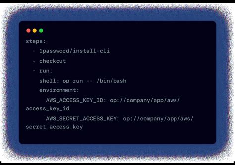Command Line Interface For Developers 1password