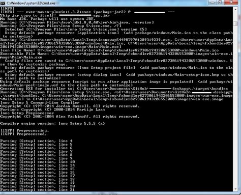 Java Maven Build Native Installer Of Javafx Application With Inno