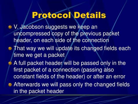 Ppt Tcpip Header Compression For Satellite Environment Powerpoint
