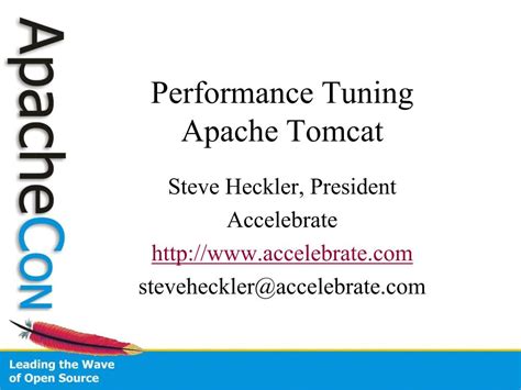 Ppt Performance Tuning Apache Tomcat Powerpoint Presentation Free