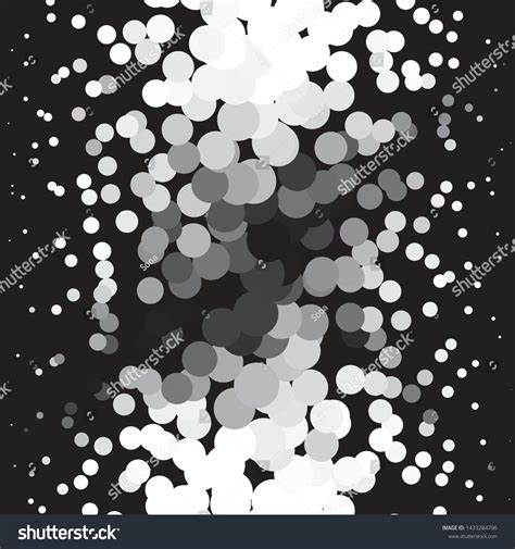 Monochrome Geometric Vector Background Abstract Halftone Stock Vector Royalty Free