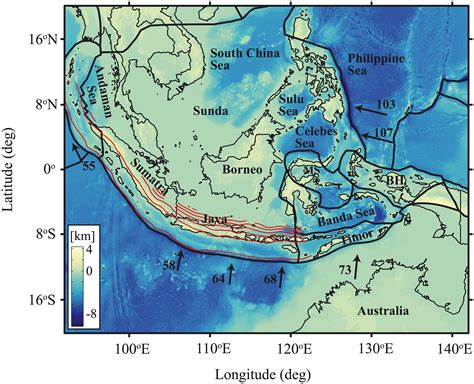java trench map