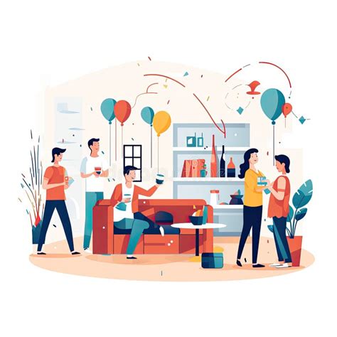 Party Vector Illustration Stock Illustration Illustration Of Event 302084997