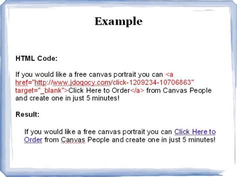 Html Tips Anatomy Of An Affiliate Link
