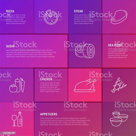 레스토랑 음식 및 음료 관련 프로세스 인포그래픽 템플릿 프로세스 타임라인 차트 선형 아이콘이 있는 워크플로 레이아웃 건강한