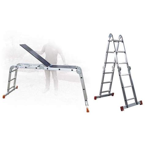 SCALA MULTIPOSIZIONE HOBBY IN ALLUMINIO SNODI X GRADINI APERTA H MT EDILIZIA Ottimax