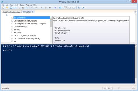 Dont Script Create Powershell Snippets Scripting Blog Archived