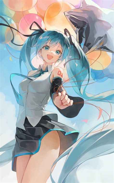 Hatsune Miku Vocaloid Drawn By Alohayuja Danbooru