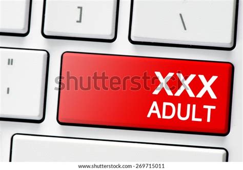 Keyboard Button Xxx Adult Computer White Stock Photo Edit Now