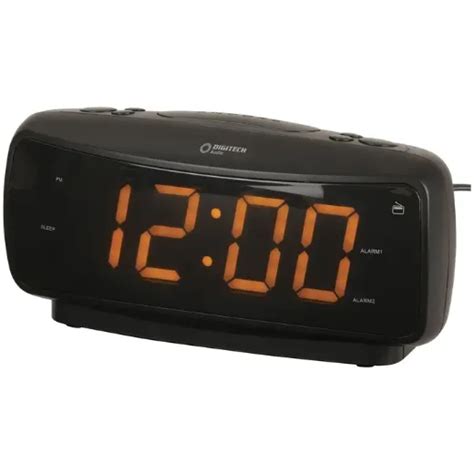 Ar1932 Digitech Large Digit Alarm Clock With Am Fm Radio Esperance Communications