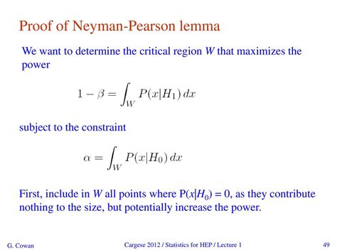 Statistics For Hep Lecture 1 Introduction And Basic Formalism Ppt Download