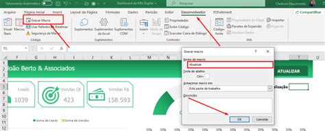 inserir a data da Última atualização no excel ninja do excel